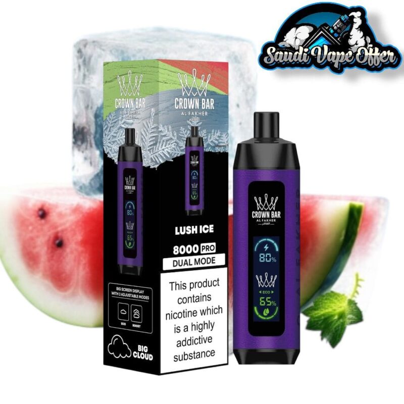 Buy Al Fakher Lush ICE by Crown Bar Online | Saudi Vape Offer