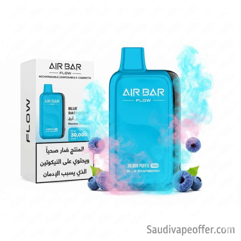 Buy Airbar Flow Blue Raspberry 30000 Puffs Disposable Vape